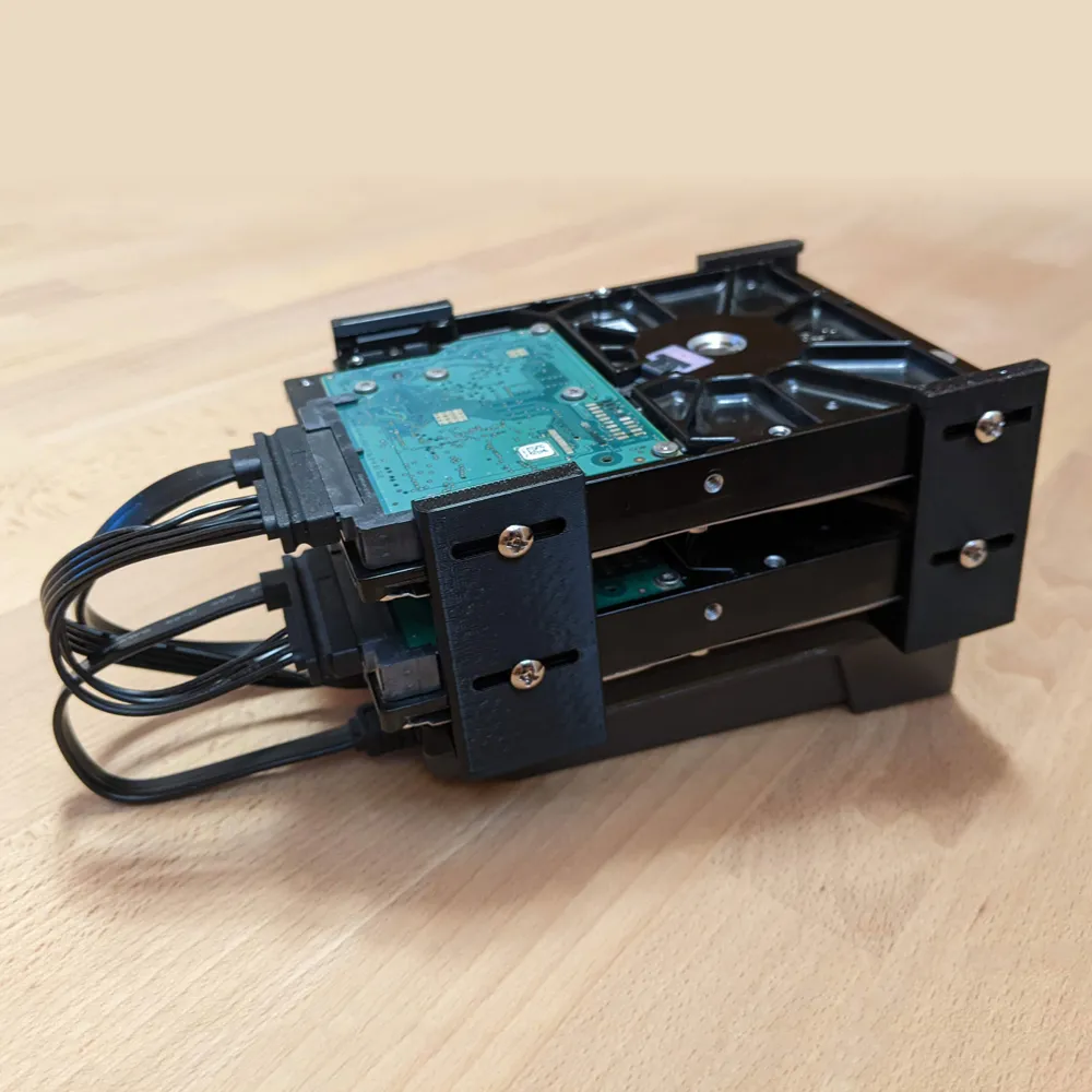 ZimaBoard Dual HDD Stand (3.5") Remixed by vermotr - MakerWorld