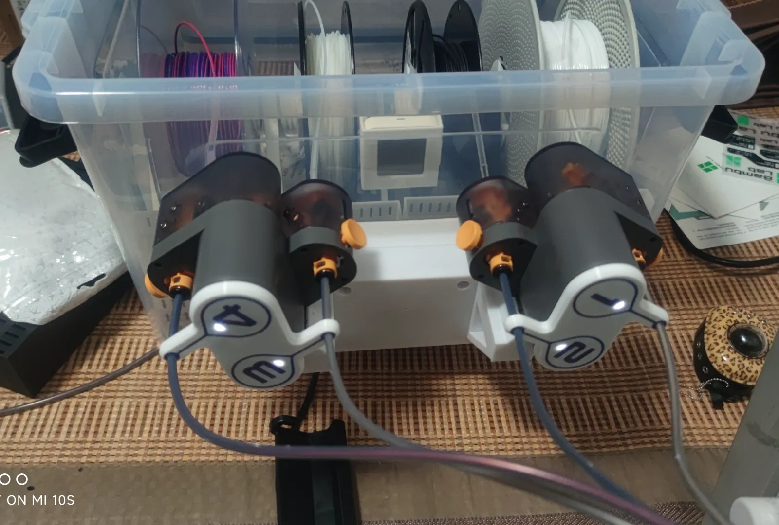 AMS lite 20L airtight storage box drying box filament rack by 我是菜鸟 ...