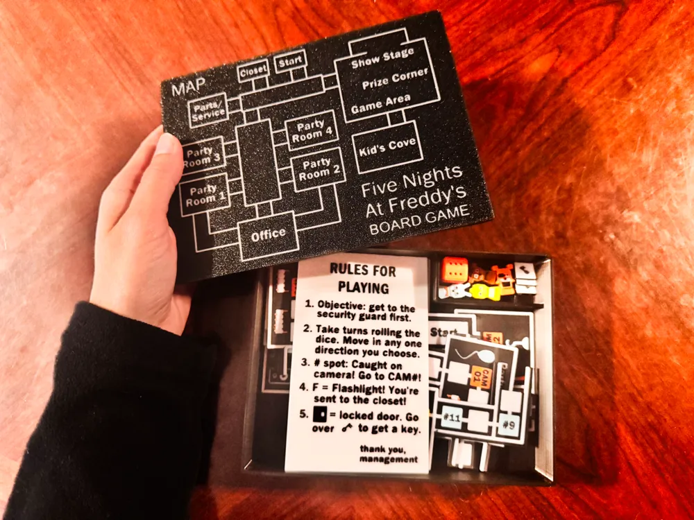 Five Nights at Freddy's Complete Board Game - Free 3D Print Model ...