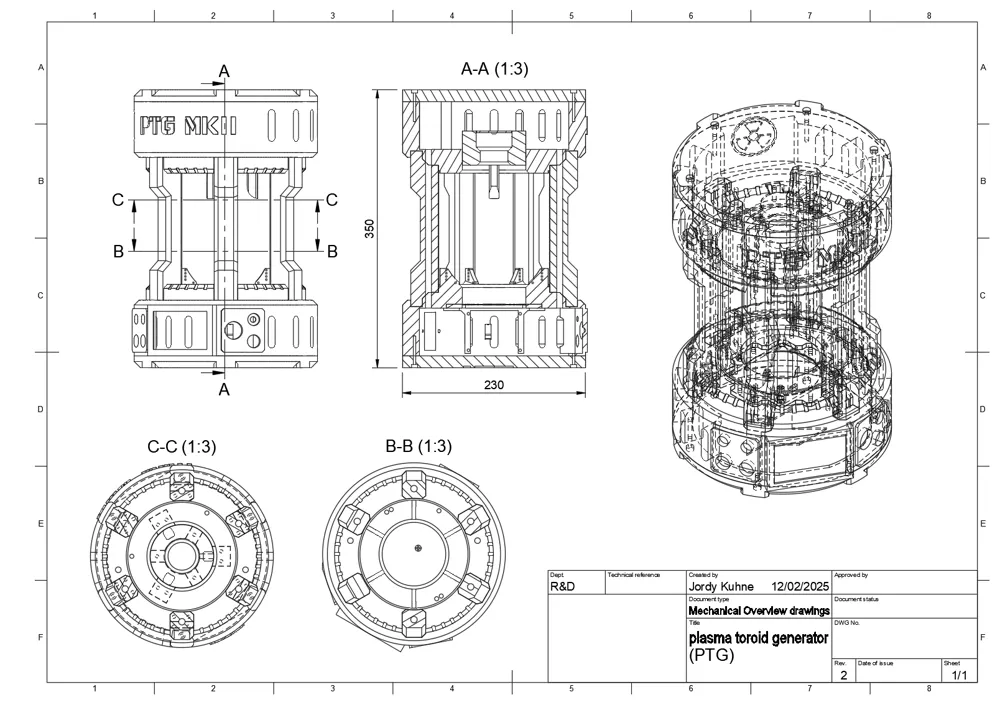Plasma Toroid Generator - Free 3D Print Model - MakerWorld