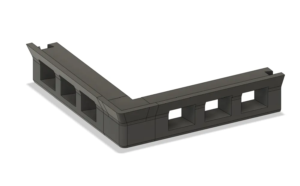 X1C-P1 Glass Riser with closable ventilation holes by Officina23 ...