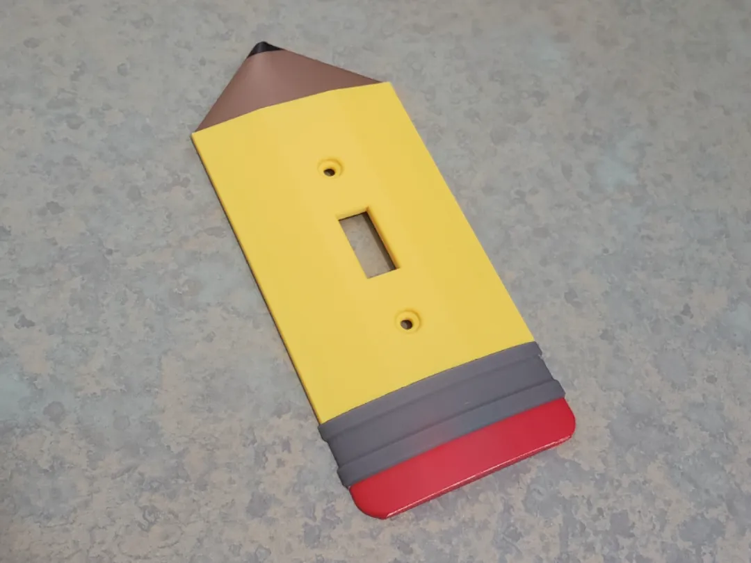 Pencil Light Switch Cover - Free 3D Print Model - MakerWorld
