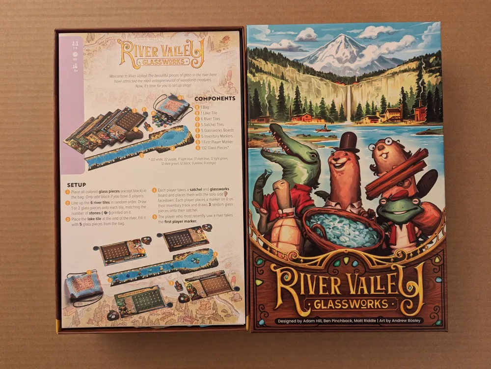 River Valley Glassworks Board Game Organizer - Free 3D Print Model ...