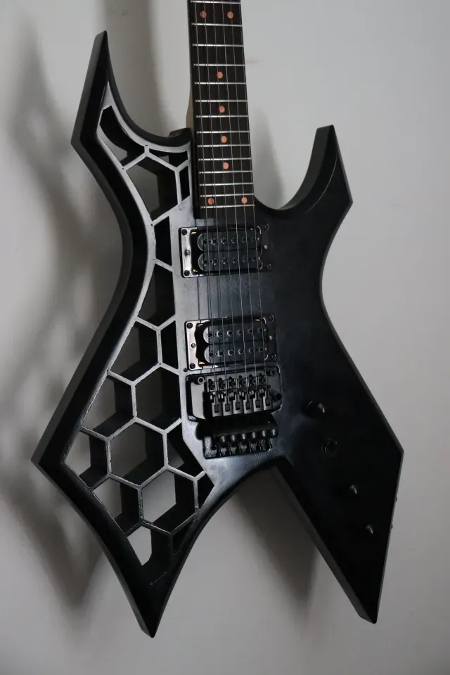 B.C Rich Warlock Guitar - Free 3D Print Model - MakerWorld