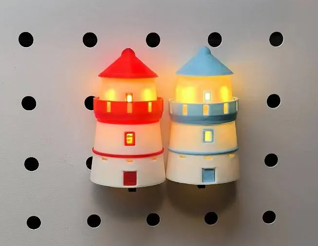 Magnetic LED LightHouse Refrigerator Magnet by Luban Daddy - MakerWorld