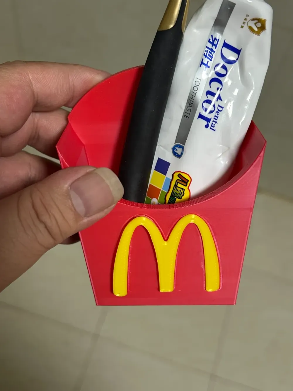 McDonald's Fries Box - Toothbrush Holder - Pen Holder - No Supports ...