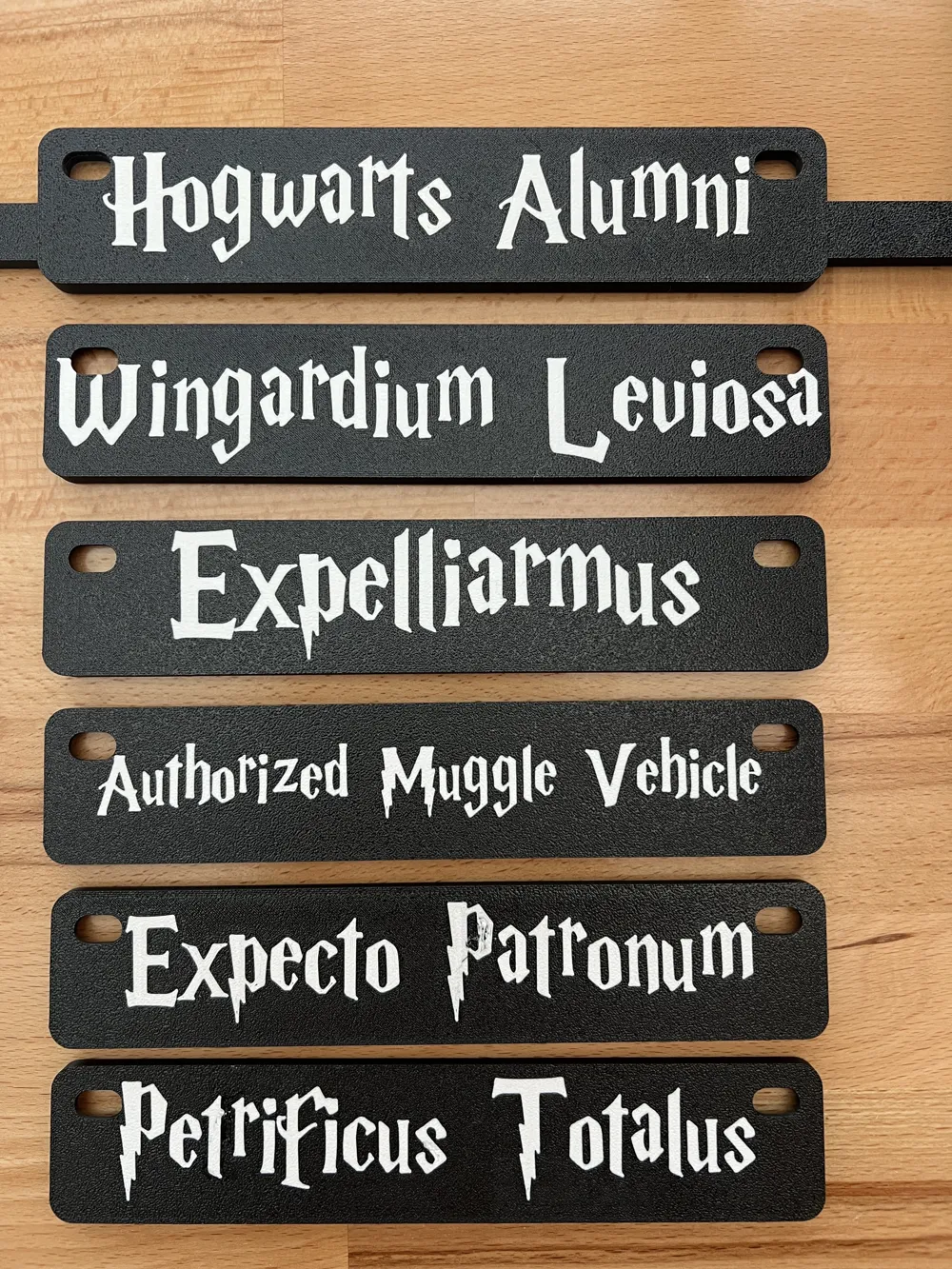 Harry Potter License (12) Plate Frame COLLECTION - Free 3D Print Model ...
