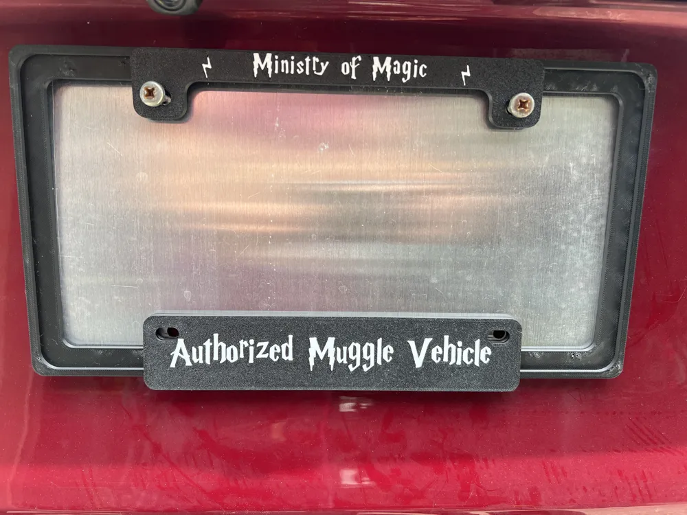 Harry Potter License (12) Plate Frame COLLECTION - Free 3D Print Model ...