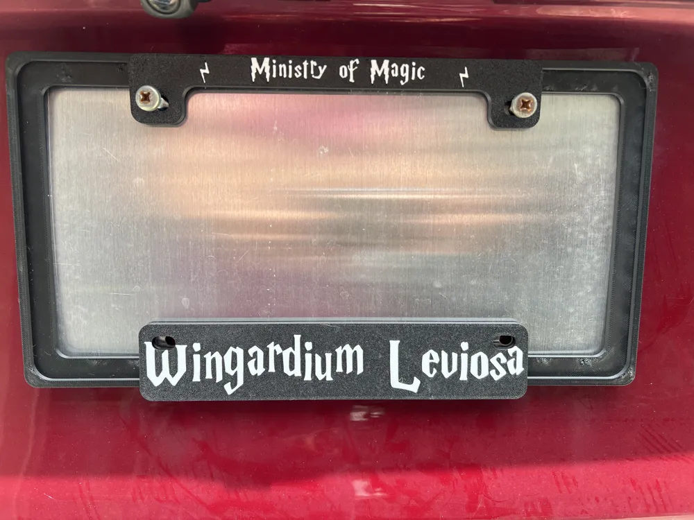 Harry Potter License (12) Plate Frame COLLECTION - Free 3D Print Model ...