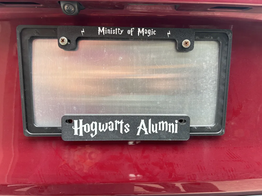 Harry Potter License (12) Plate Frame COLLECTION - Free 3D Print Model ...