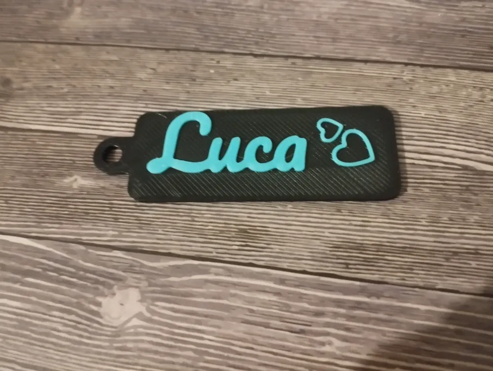 Schlüsselanhänger mit Namen / Keychain with Name Luca by apropo ...