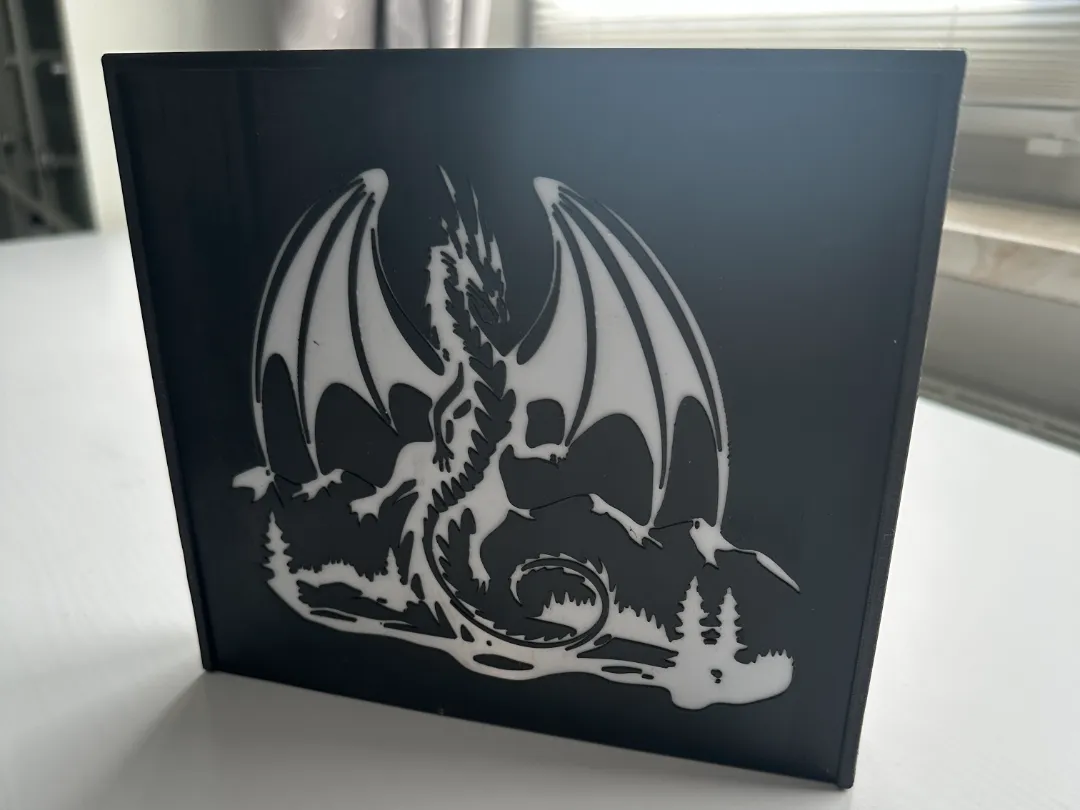 Lamp with interchangeable motifs - Free 3D Print Model - MakerWorld