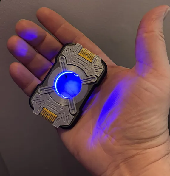 Halo Cortana AI Chip - Free 3D Print Model - MakerWorld