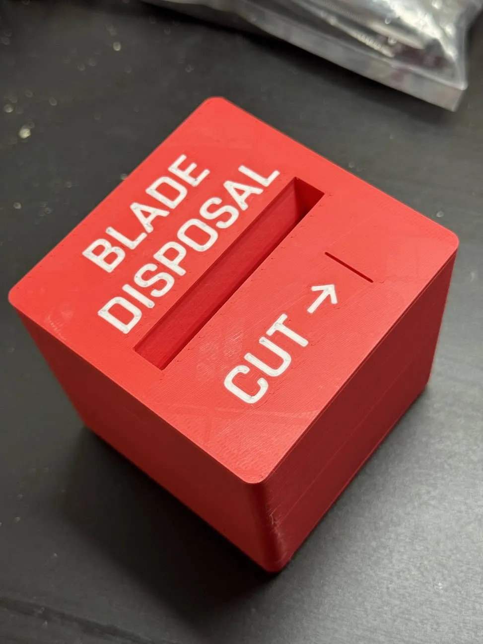 Used Blade Disposal Box – Gridfinity + Pegboard - Free 3D Print Model ...