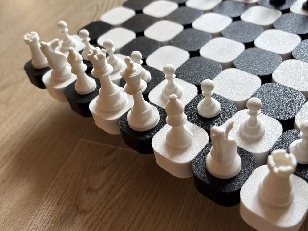 Modern Magnetic Chess & Wall-Hanging Decor - Free 3D Print Model ...