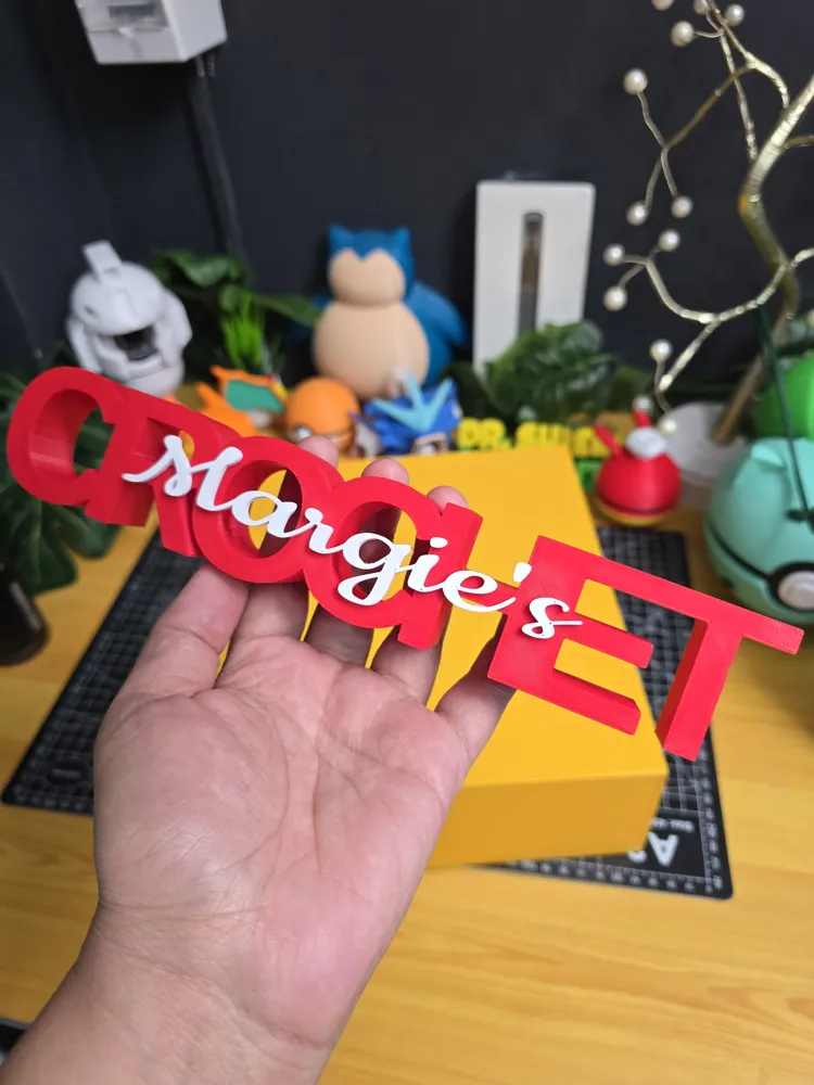 Name Plate Generator - Free 3D Print Model - MakerWorld