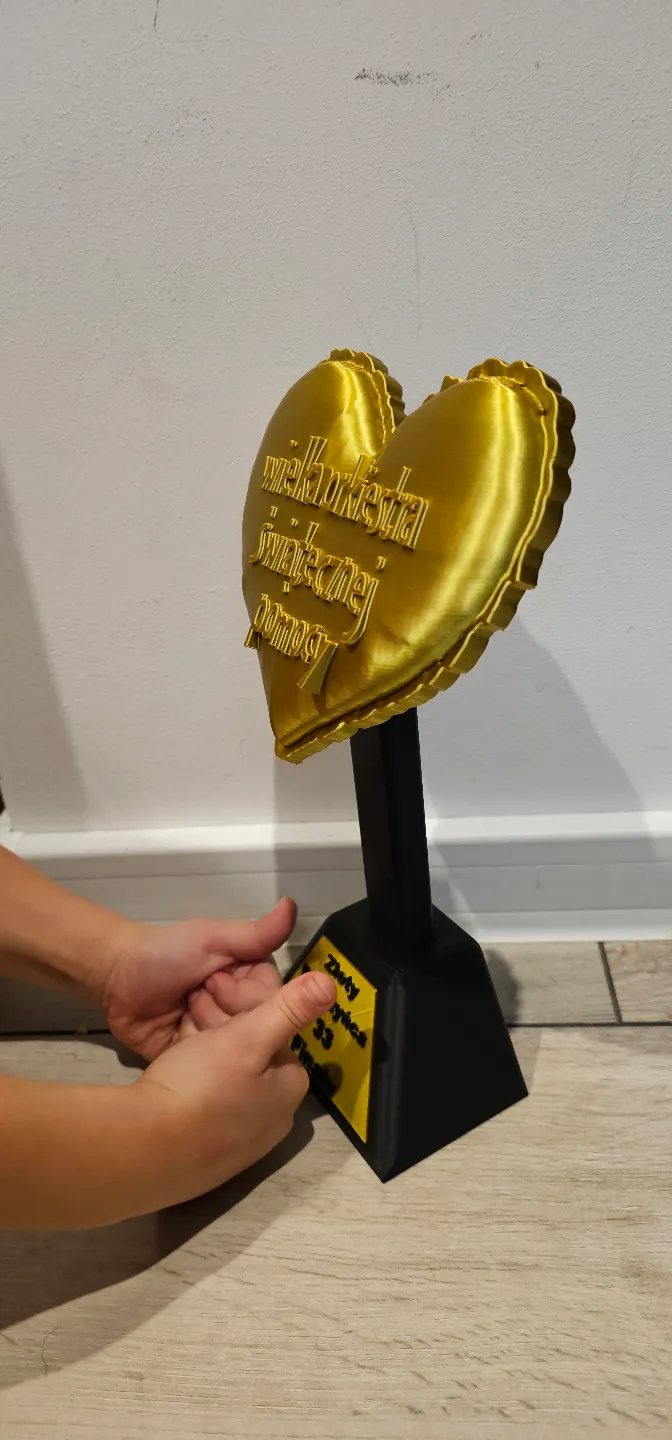 WOŚP Wielka Orkiestra Świątecznej Pomocy serduszko by Emashi - MakerWorld