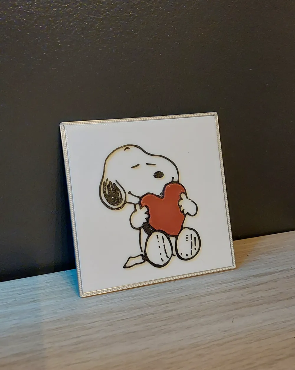 Snoopy with love heart by piersonnico - MakerWorld