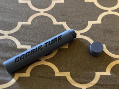 Doob Tube with Screw-On Lid by Detective B. Peel MakerWorld: Download ...