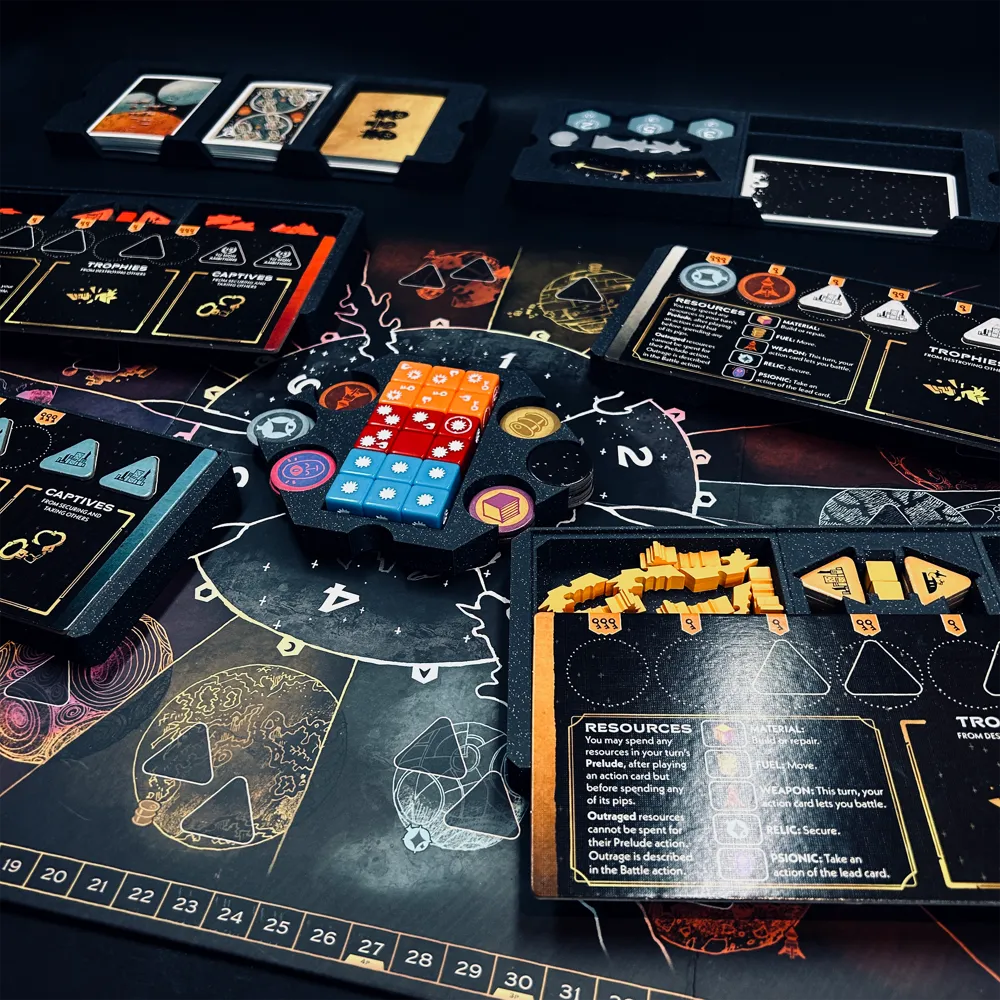 Board game Arcs insert and player dashboard. by Hexgray3d MakerWorld ...