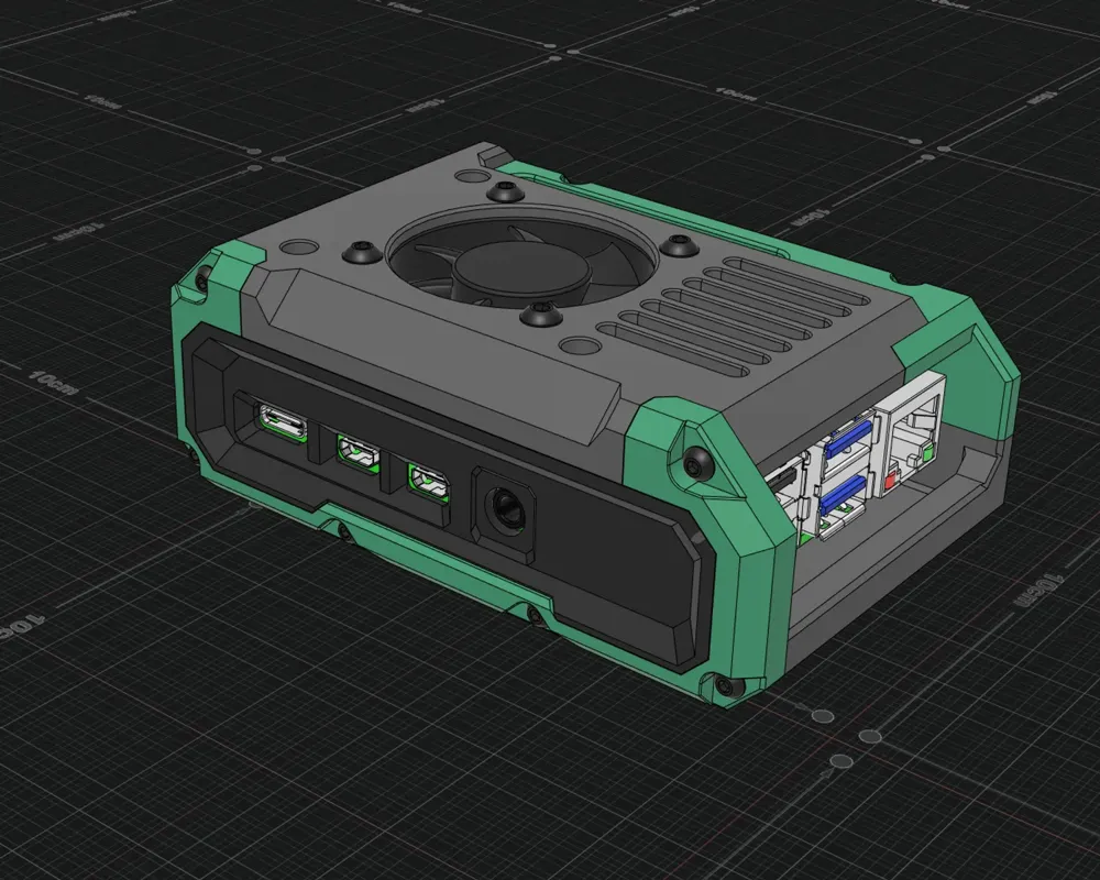 Raspberry Pi 4 Case Remixed by alex.heinecke414 - MakerWorld