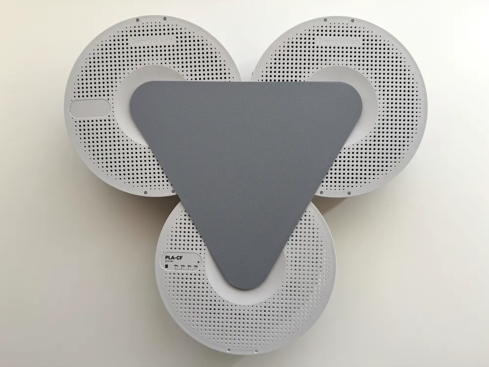 Triple Bambu Spool Interlock - Monitor Riser by TryCatch - MakerWorld