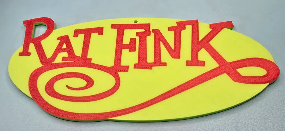 Rat Fink Sign MLH by djh665 - MakerWorld