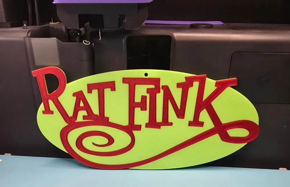 Rat Fink Sign MLH by djh665 - MakerWorld