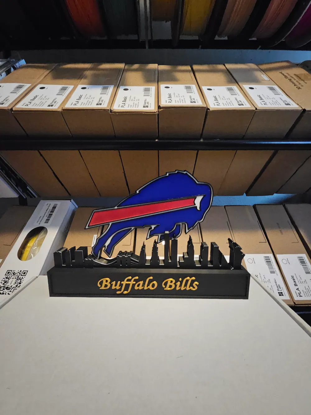 Buffalo Bills with skyline of New York NFL by Jessie_3d_art MakerWorld ...