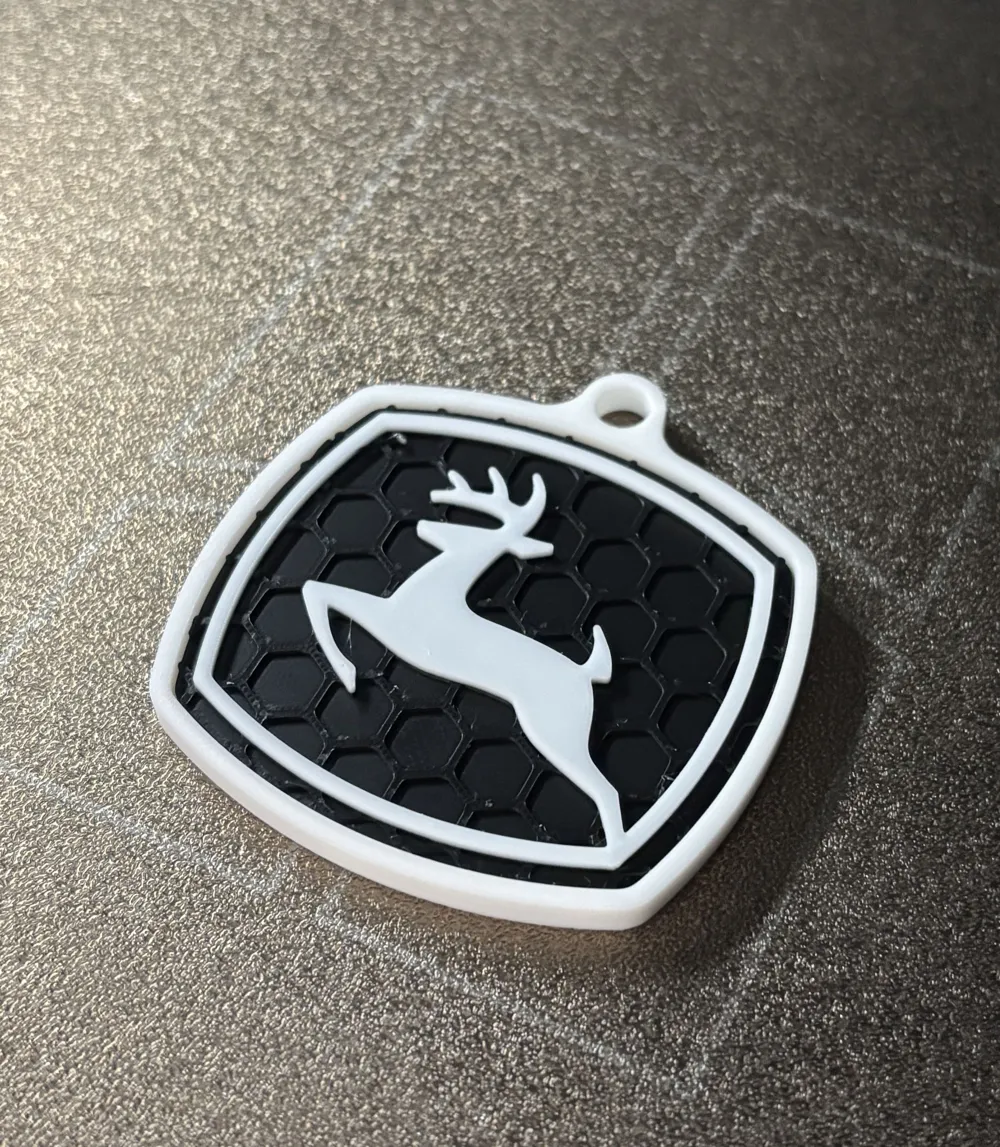 John Deere Keychain - Free 3D Print Model - MakerWorld