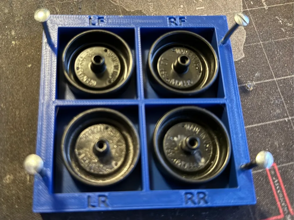 Pinewood Derby Wheel Sorting Tray by Morgus - MakerWorld