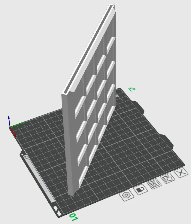 A1M Build Plate Holder with Gridfinity Baseplate - Free 3D Print Model ...