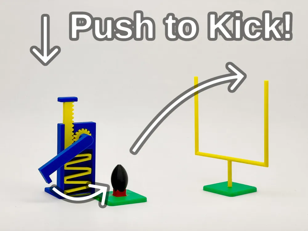 Table Top Football Kicking Machine *Lite* by L10design - MakerWorld