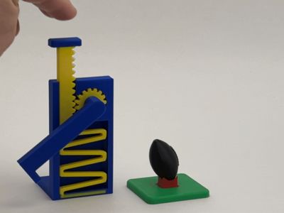 Table Top Football Kicking Machine *Lite* by L10design - MakerWorld