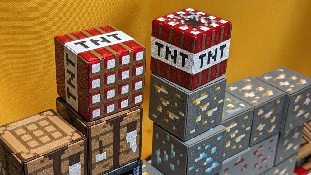 Minecraft TNT Block Facade Style by kirimba MakerWorld: Download Free ...