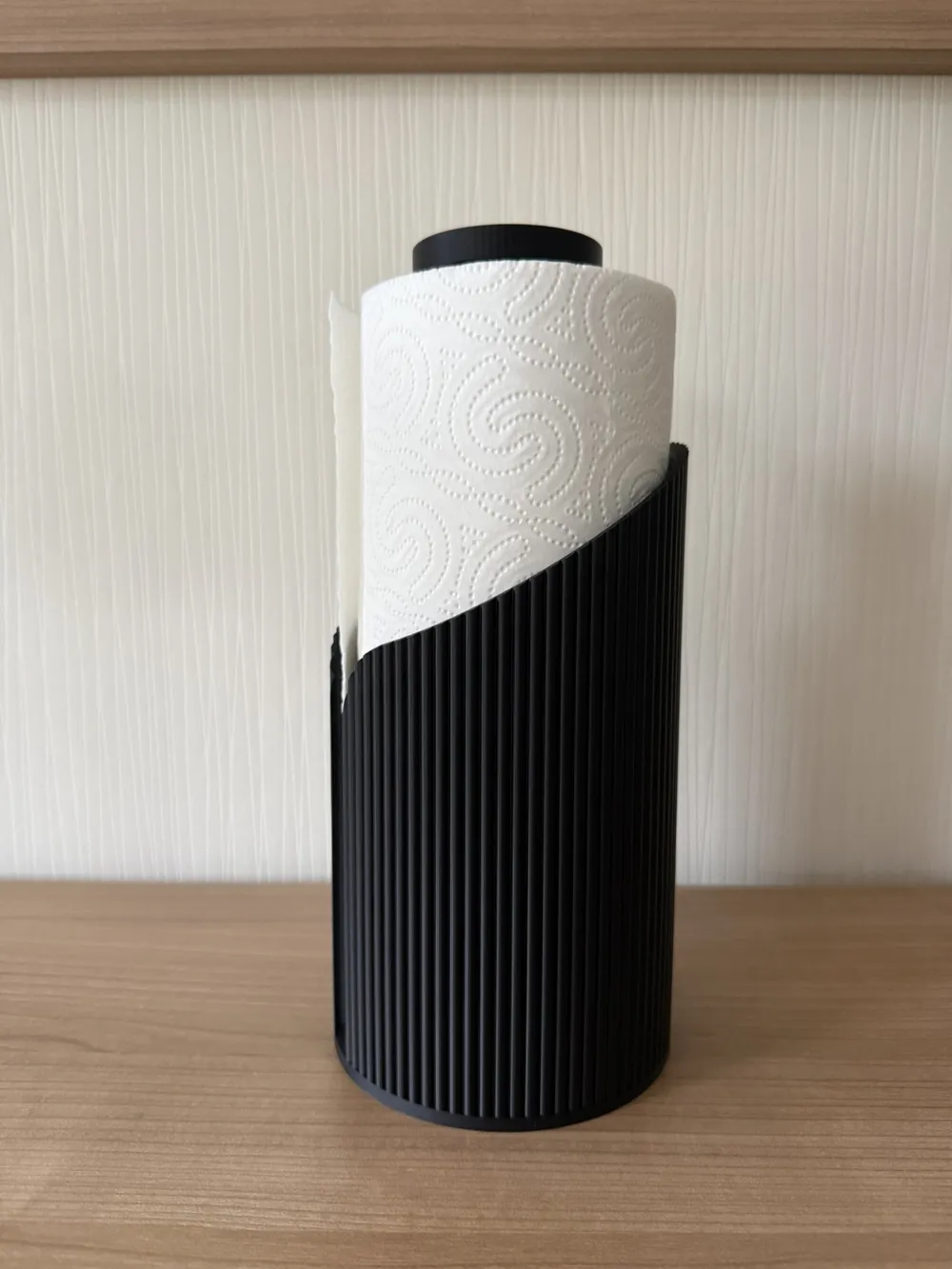 Japandi Paper Towel Holder - Free 3D Print Model - MakerWorld