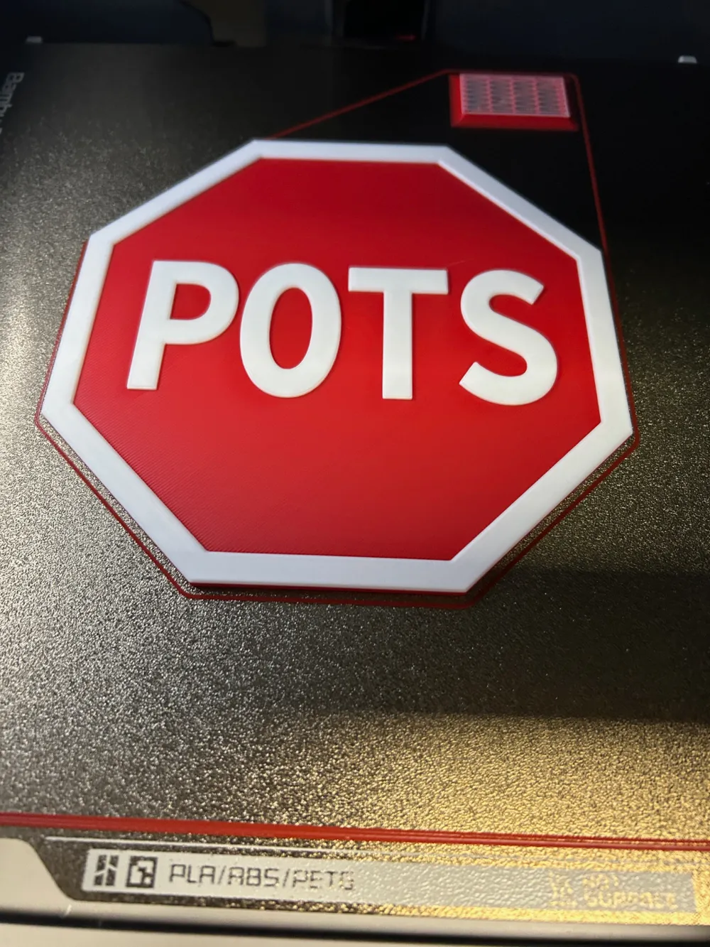 POTS Sign - Road sign Irony by MetaMatter 3D - MakerWorld