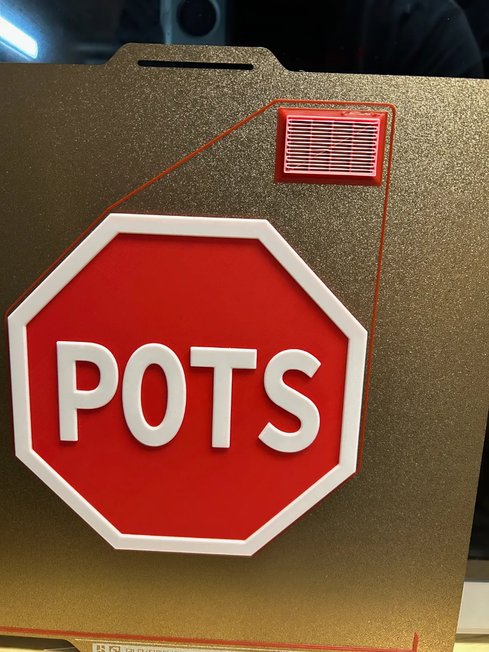 POTS Sign - Road sign Irony by MetaMatter 3D - MakerWorld