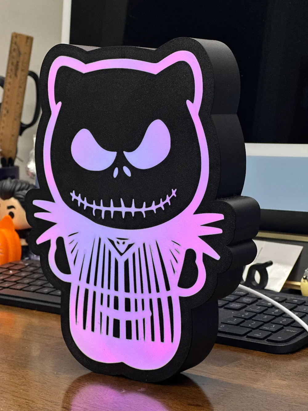 Hello Kitty / Jack Skellington Box Light / Nightmare Before Christmas ...