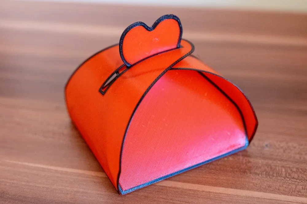Foldable Wedding allowance box, Valentine gift box by frenkees - MakerWorld