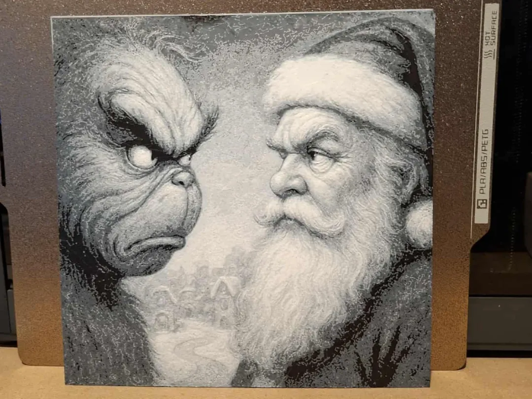 Whoville stand off - Hueforge 2 colours - Free 3D Print Model - MakerWorld