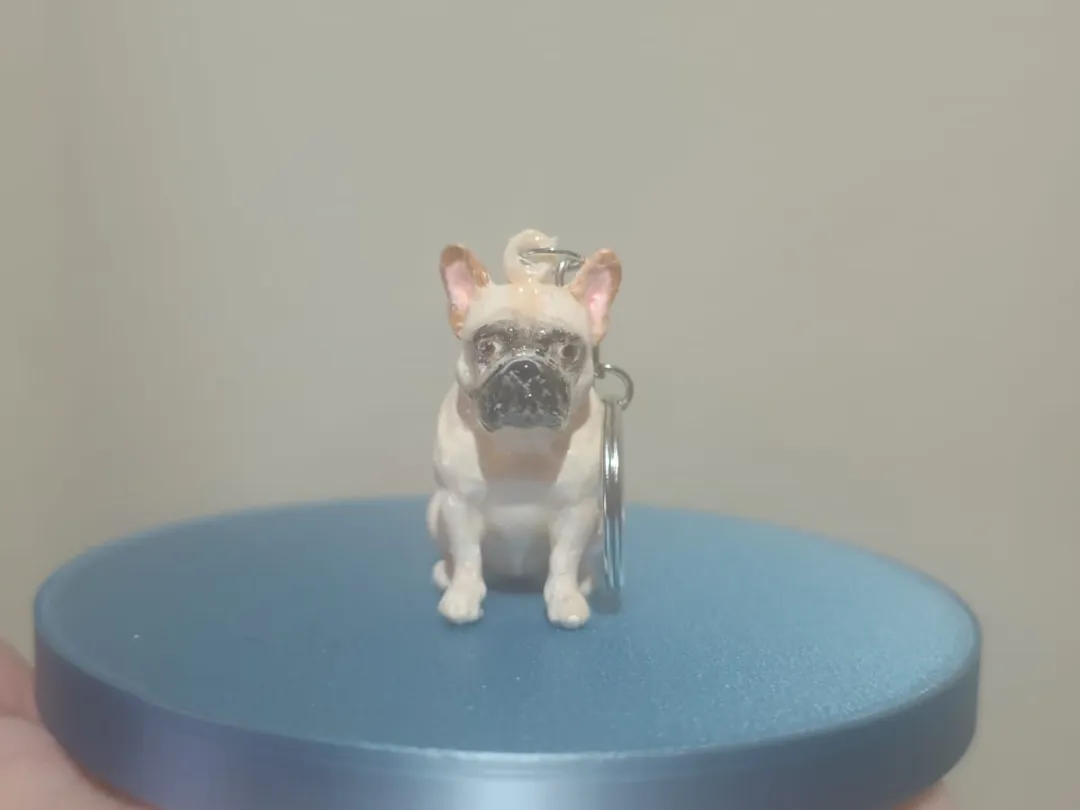 Bulldog Keychain - Free 3D Print Model - MakerWorld