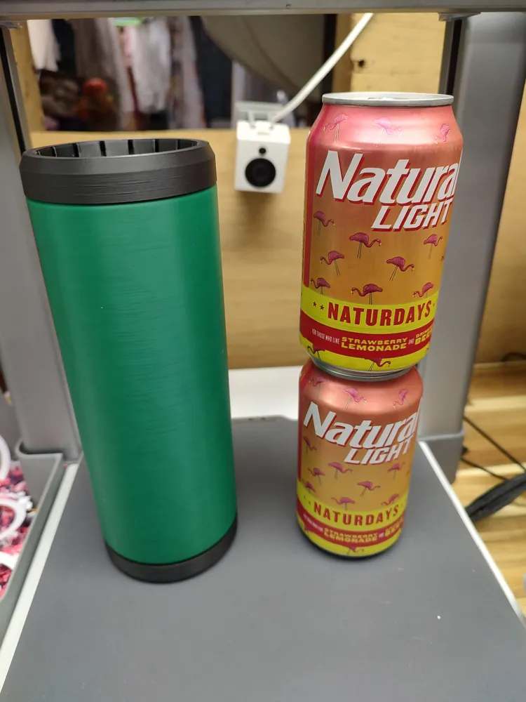 BEERZOOKA DOUBLE BEER KOOZIE by HIY12002 MakerWorld: Download Free 3D ...