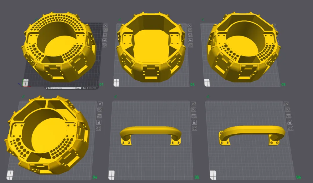 DeWALT 18/20V Battery & Accessories Organizer - Free 3D Print Model ...