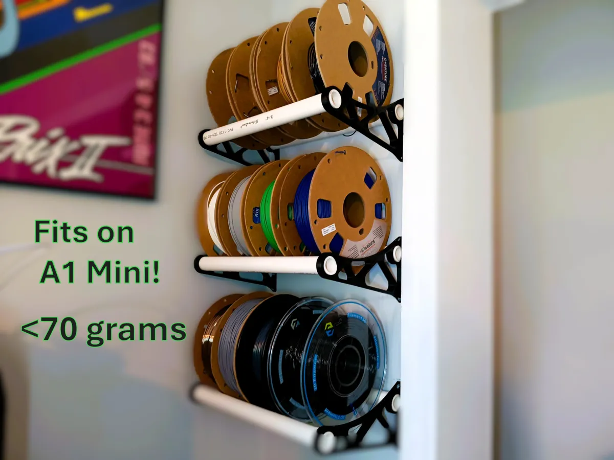 Extremely Strong Filament Rack - Free 3D Print Model - MakerWorld