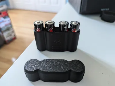 Best AA & AAA Battery Cases (Compact Travel Cases) by Ziggy - MakerWorld