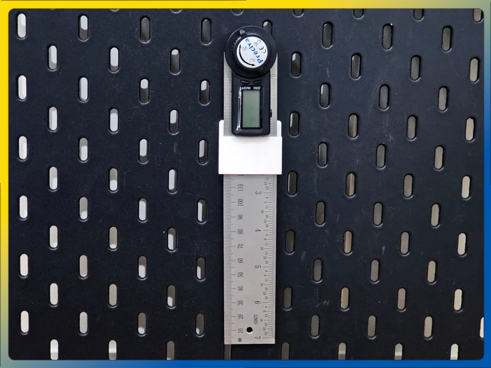 Digital Protractor / Angle Meter Holder for IKEA Skadis by AU3D ...
