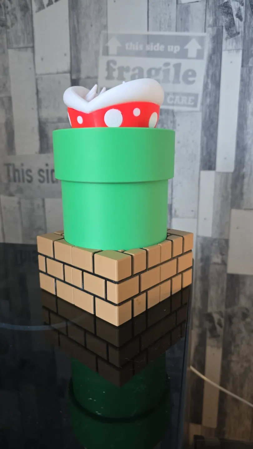 Piranha Piggy bank ( super mario) Remixed by Faeriell MakerWorld ...