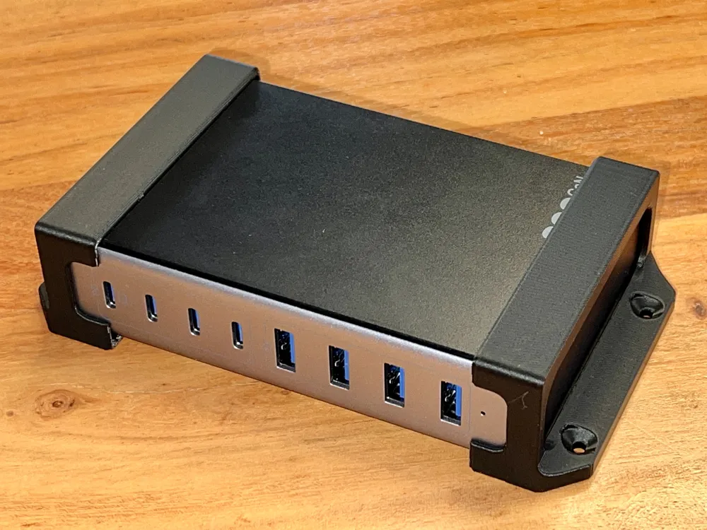 GaN 200W HX-P21 8-Port Charger wall mount - Free 3D Print Model ...