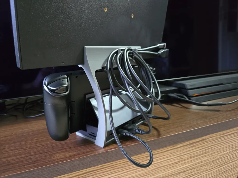 Monitor stand for Steam Deck with UGREEN 9in1 dock by user_1943271332 ...